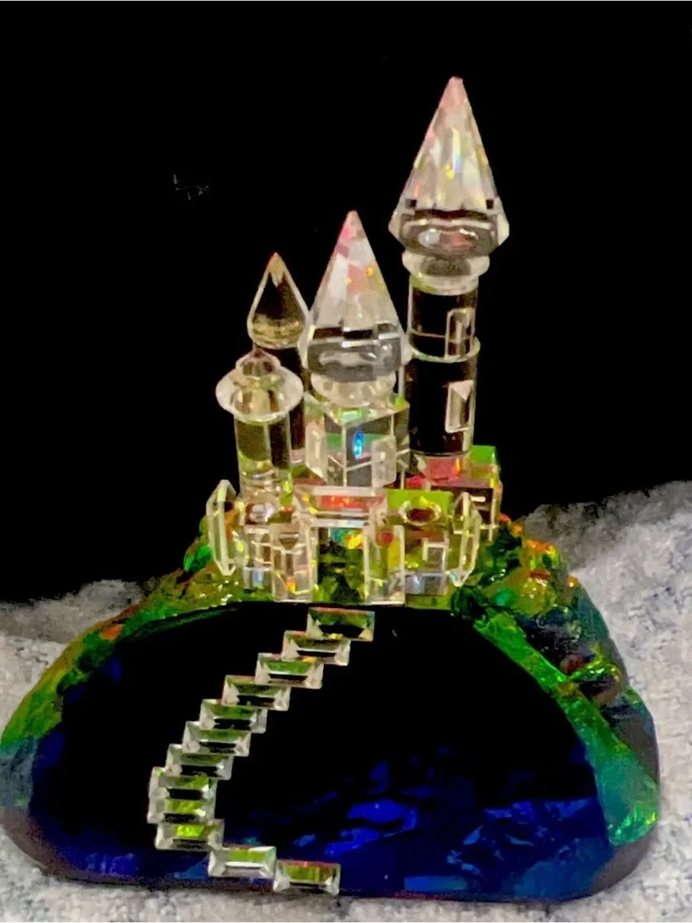 Swarovski | Art | Disney Crystal Rainbow Castle Figurine Crystal ...